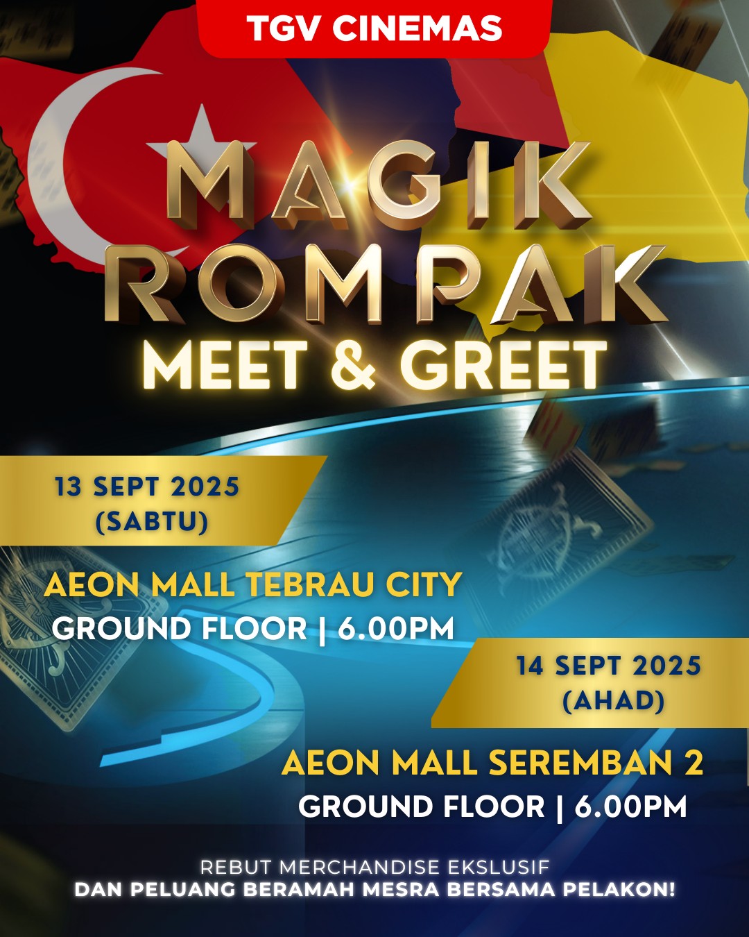 Magik Rompak: Jumpa Zul Ariffin & Ameliath! | AEON Mall Tebrau City News